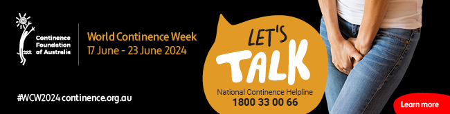 World Continence Week 2024 Campaign Resources | Continence Health Australia (formerly the ...
